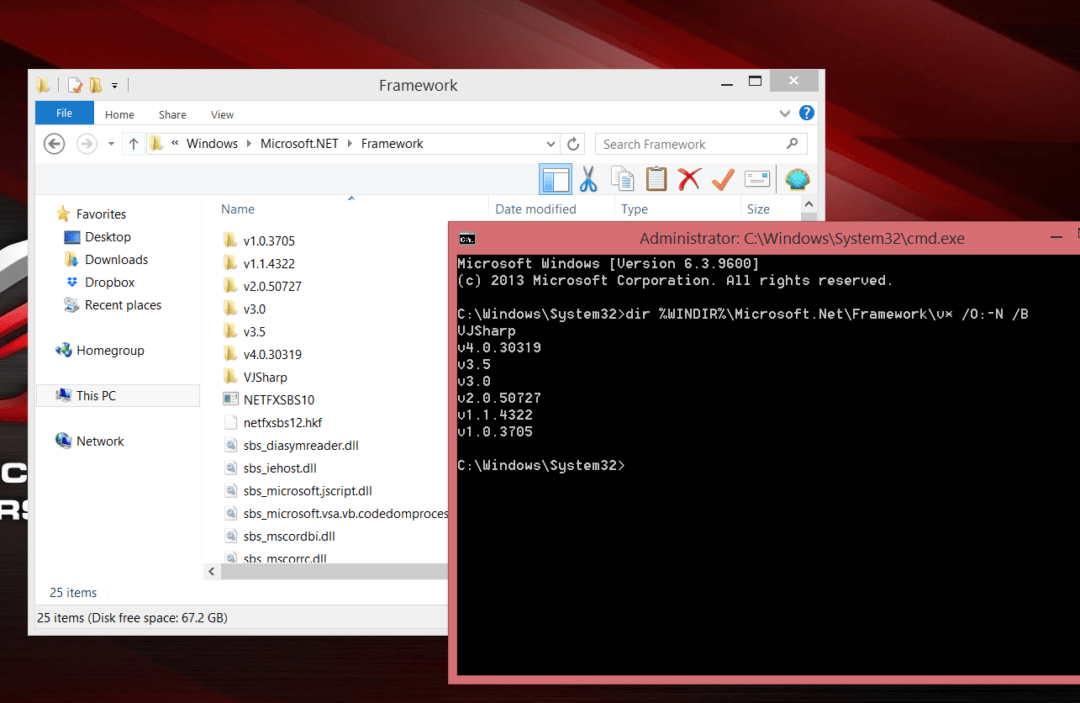 How To Find Out Which Versions Of The Net Framework Are Installed On The Computer