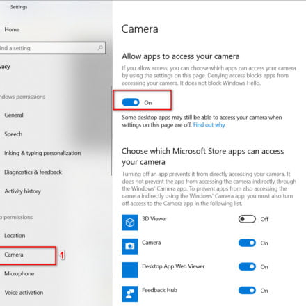 enable camera driver in windows 10 | Compspice - Information Technology ...