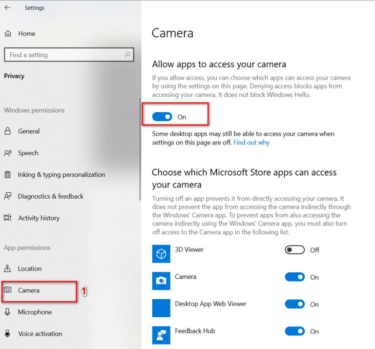 How to fix webcam errors in Windows 7/8/10