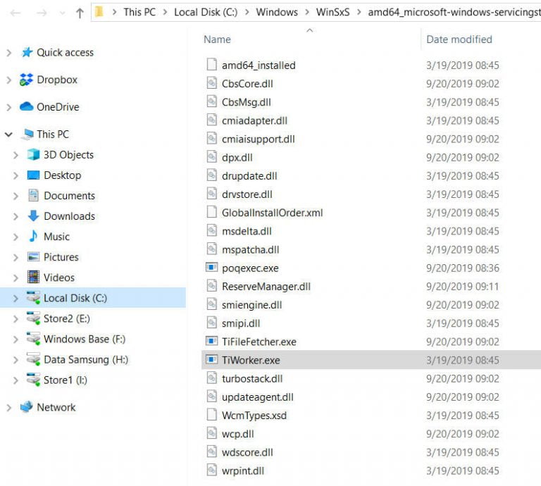 Windows Modules Installer Worker High Disk Usage Windows
